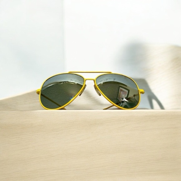 Vintage | Accessories | Vintage Mens Metal Aviators With Mirrored ...